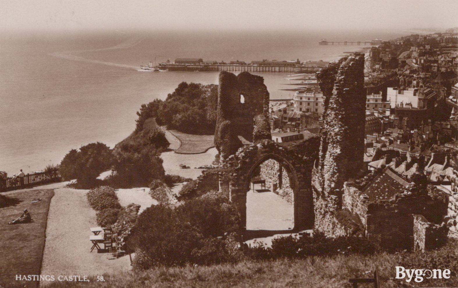 Hastings Castle, Hastings, East Sussex | Bygone
